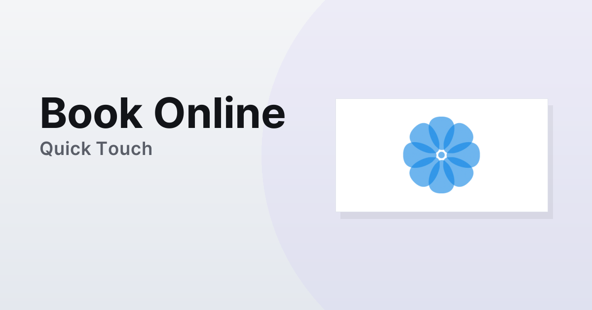 Quick Touch Online Appointment Booking - Powered by SimpleSpa
